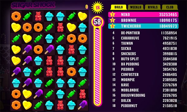 Sugar Shock Game - Play Online at RoundGames
