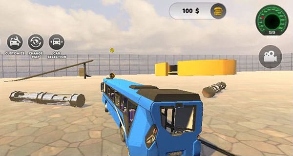 Bus Crash Stunts Demolition Game - Play at RoundGames