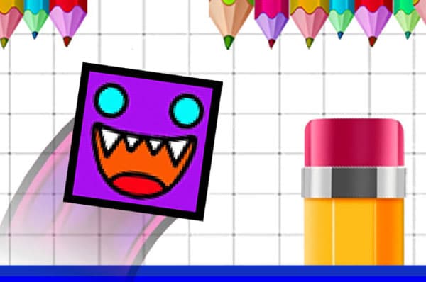 Geometry Jump Sketchy Game - Play at RoundGames