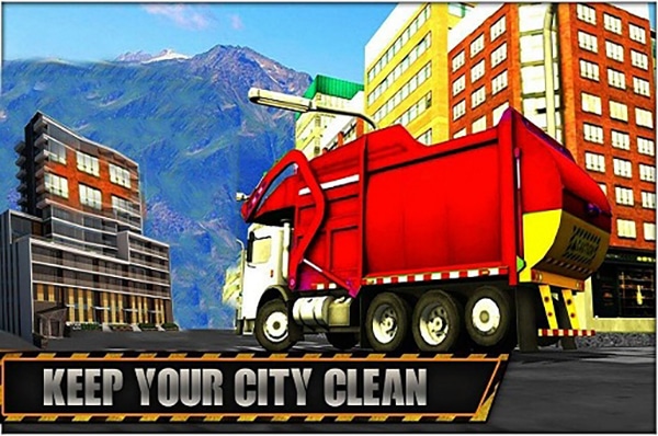 Real Garbage Truck: Trash Cleaner Driving on RoundGames