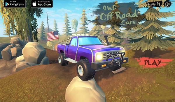 4WD Off Road Cars Game - Play Online at RoundGames