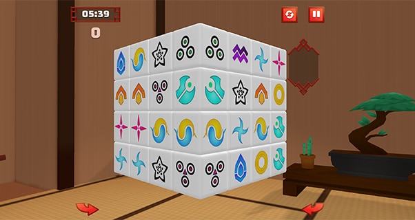 Mahjong 3D Game 🕹️ Play Online Now at RoundGames