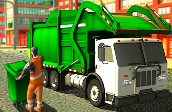 Real Garbage Truck Game - Play Online at RoundGames