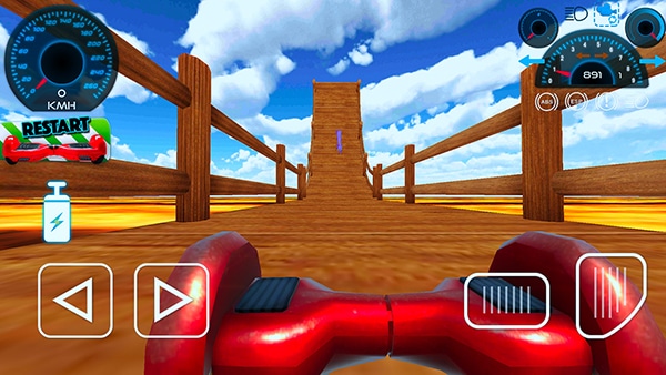 Hoverboard Stunts Hill Climb Game - Play at RoundGames