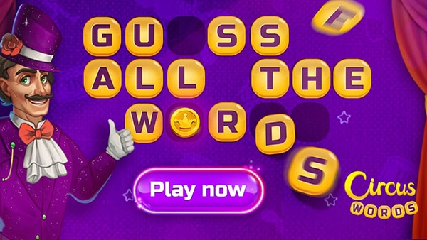 Circus Words Game 🕹️ Play Online Now at RoundGames
