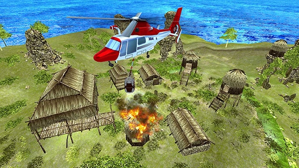 Helicopter Rescue Flying Game - Play Online at RoundGames