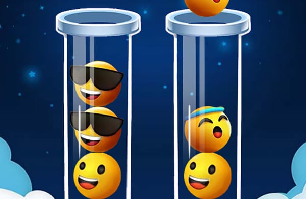 Emoji Color Sort Puzzle Game - Play Online at RoundGames