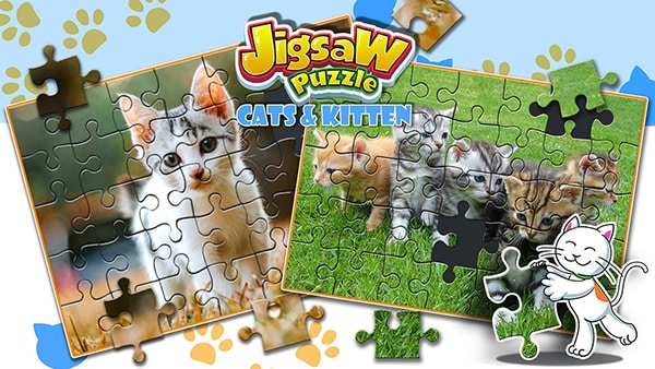 Jigsaw Puzzle: Cats and Kitten Game - Play at RoundGames
