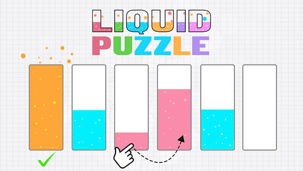 Liquid Puzzle Game 🕹️ Play Online at RoundGames