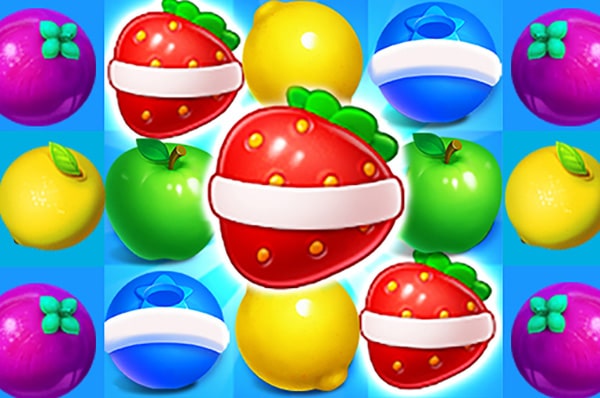 Fruits Link Match 3 Game - Play Online at RoundGames