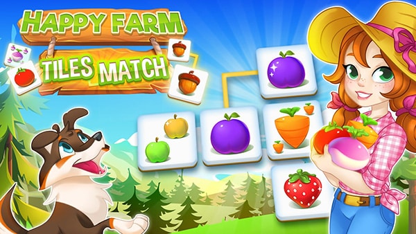 Happy Farm: Tiles Match Game - Play at RoundGames