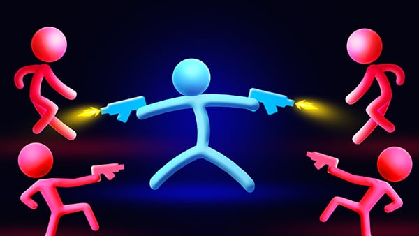 Stickman Temple Duel Game - Play Online at RoundGames