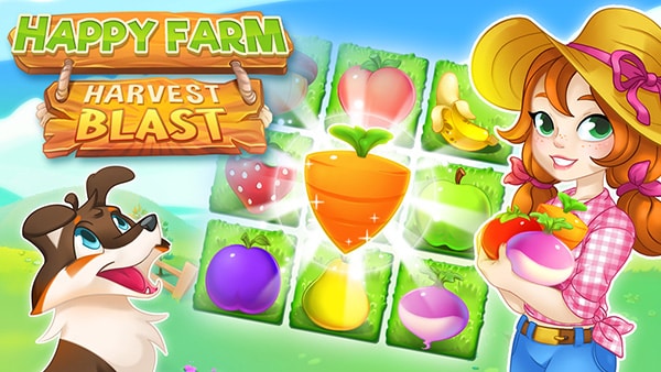 Happy Farm: Harvest Blast Game - Play at RoundGames