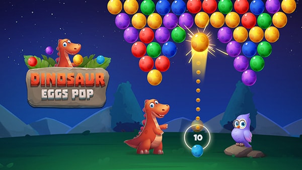 Dinosaur Eggs Pop Game - Play Online at RoundGames