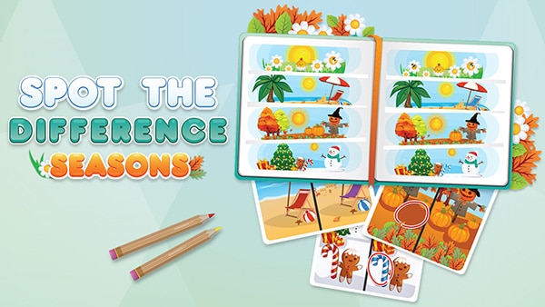 Spot The Difference: Seasons Game - Play at RoundGames