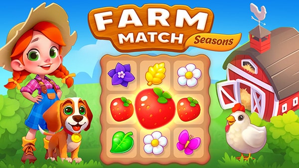 Farm Match Seasons Game 🕹️ Play Now Online