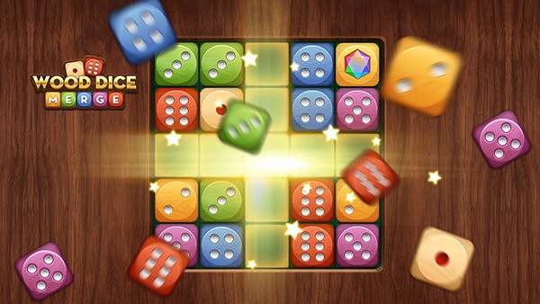 Wood Dice Merge Game - Play Online at RoundGames