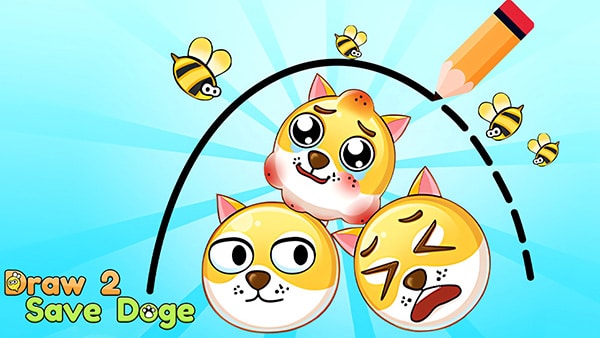 Draw 2 Save Doge Game 🕹️ Play Online Now at RoundGames