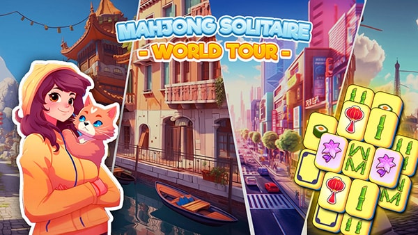 Mahjong Solitaire: World Tour Game 🕹️ Play Online Now