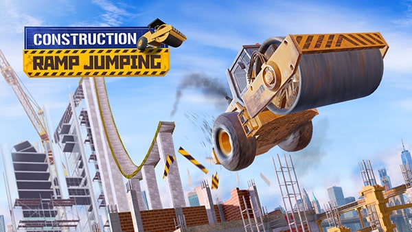 Construction Ramp Jumping Game - Play at RoundGames
