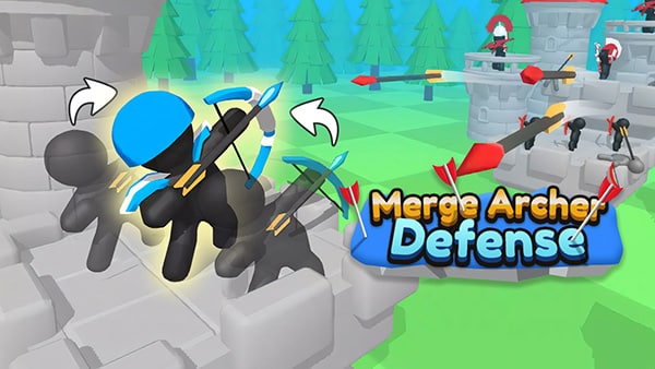 Merge Archer Defense Game 🕹️ Play Online Now