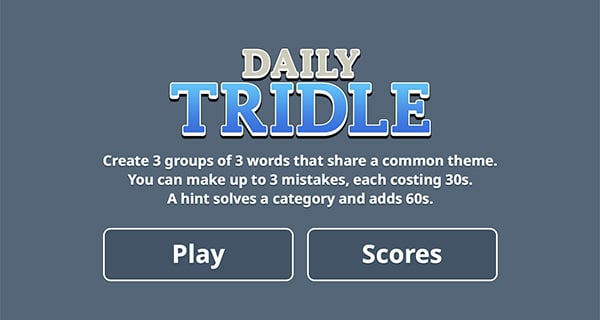 Daily Tridle Game 🕹️ Play Online Now at RoundGames