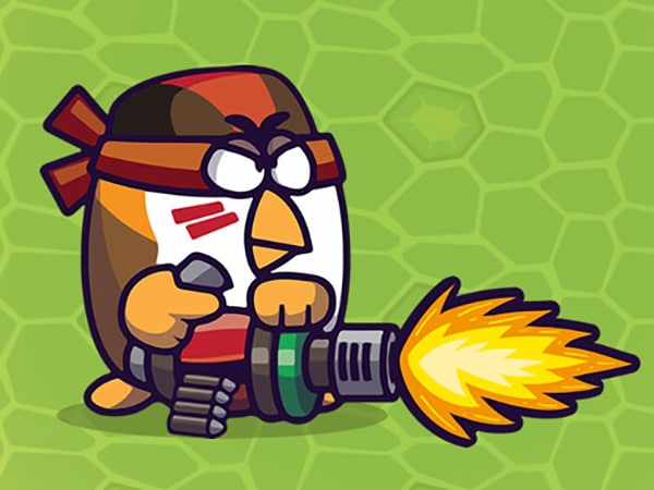 Chicken Wars: Merge Guns Game - Play at RoundGames