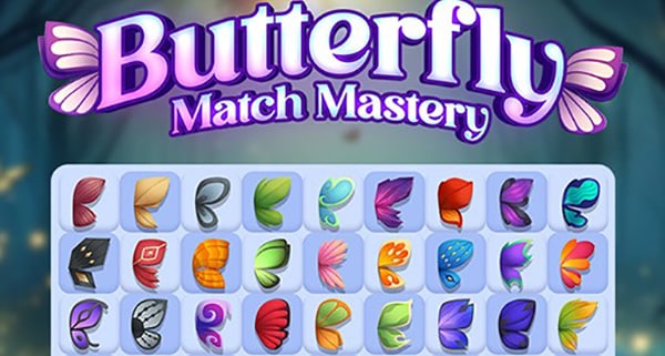 Butterfly Match Mystery Game - Play at RoundGames