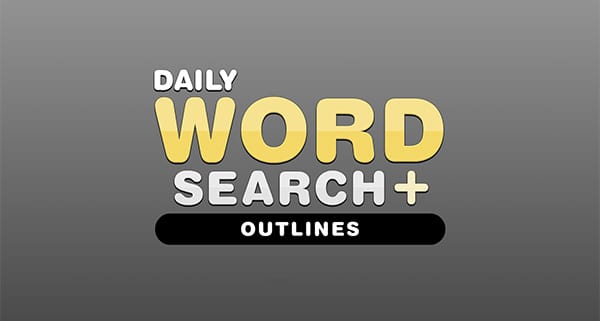 Daily Word Search Plus: Outlines Game - Play Online Now