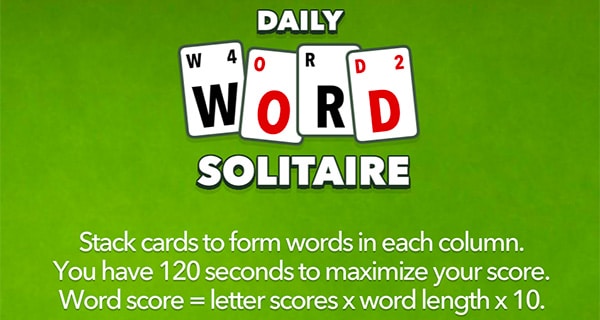 Daily Word Solitaire Game 🕹️ Play Online Now at RoundGames