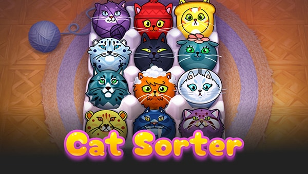 Cat Sorter Puzzle Game 🕹️ Play Online Now at RoundGames