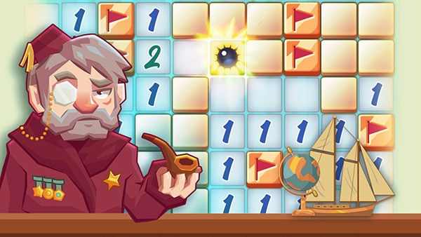 Classic Mine Sweeper Game 🕹️ Play Online Now