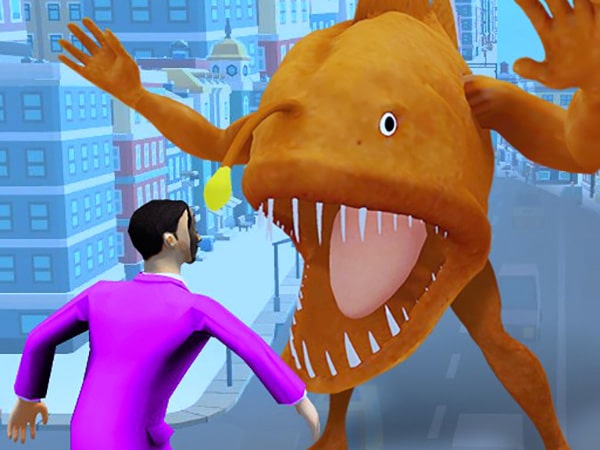 Draw to Fish Fight Game 🕹️ Play Online Now at RoundGames