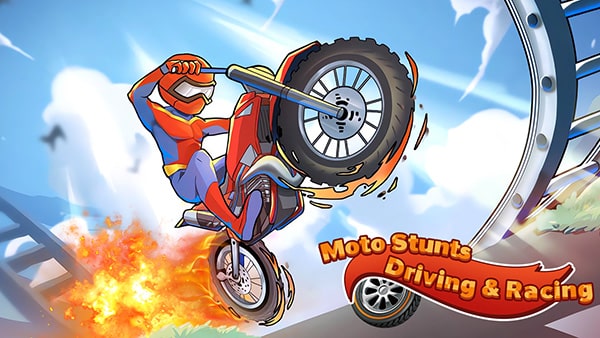 Moto Stunts Game 🕹️ Play Online Now at RoundGames