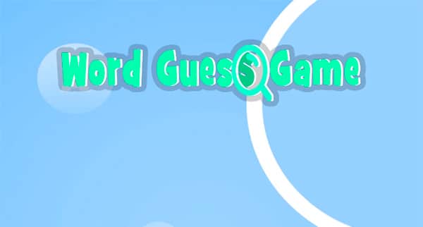 Word Guess Game 🕹️ Play Online Now at RoundGames
