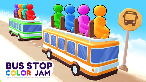 Bus Stop Color Jam Game Online 🕹️ Play Now
