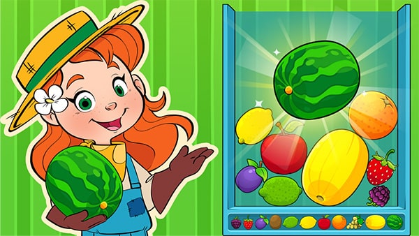 Striped Fruit: Watermelon Land Game - Play Online