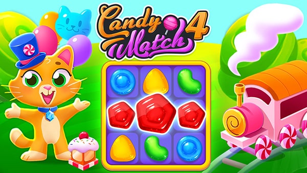 Candy Match 4 Game 🕹️ Play Online Now at RoundGames