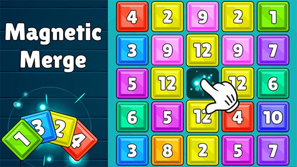 Magnetic Merge: Number Master Game - Play Online