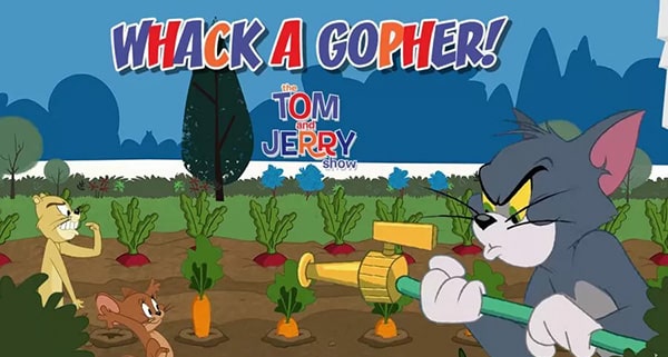 Tom and Jerry: Whack A Gopher Game - Play Online