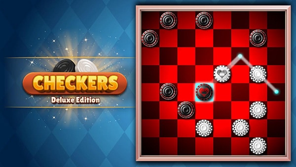 Checkers: Deluxe Edition Game - Play at RoundGames