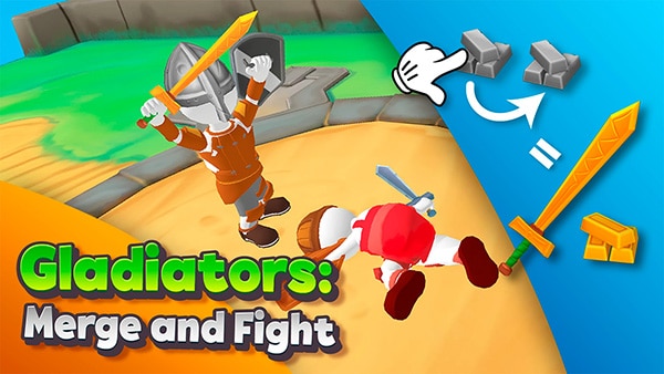 Gladiators: Merge and Fight Game 🕹️ Play Online Now at RoundGames