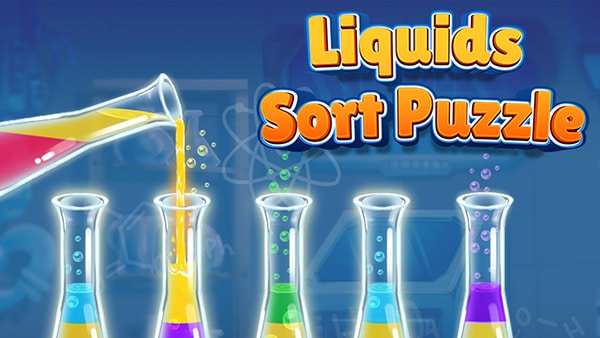 Liquids Sort Puzzle Game 🕹️ Play Online Now for Free
