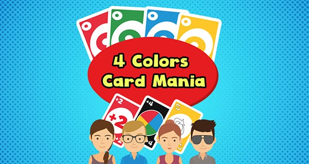 4 Colors: Card Mania Game 🕹️ Play Online Now