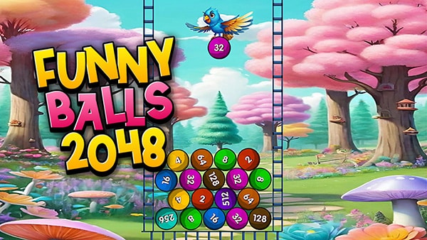 Funny Balls 2048 Game 🕹️ Play Online Now at RoundGames