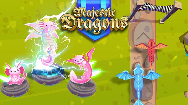 Majestic Dragons Merge Game - Play at RoundGames