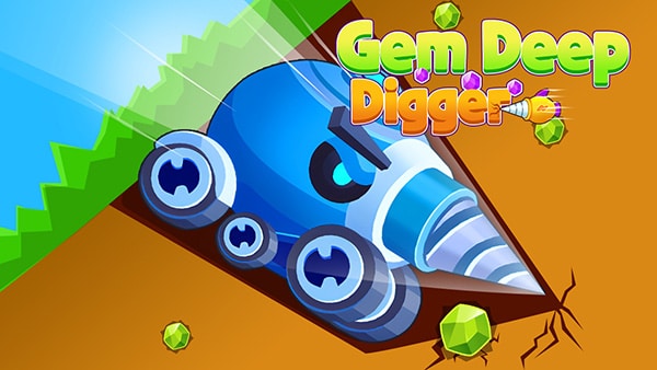 Gem Deep Digger Game 🕹️ Play Online Now