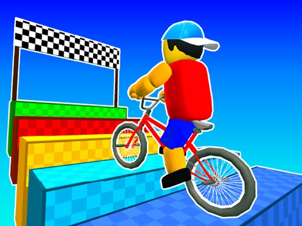 Obby On a Bike Game 🕹️ Play Online Now at RoundGames