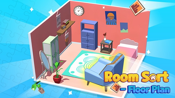 Room Sort: Floor Plan Game 🕹️ Play Online Now