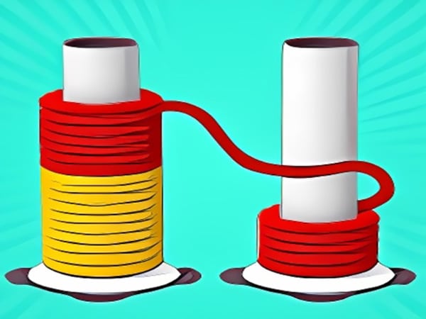 Rope Color: Sort 3D Game 🕹️ Play Online Now